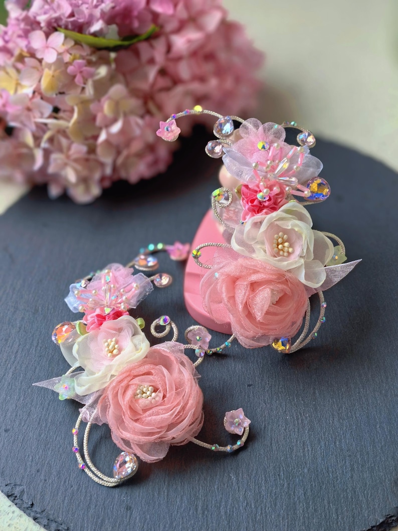 Pink Series Ballet Headpiece for Giselle, La Fille Mal Gardee, Coppélia ...