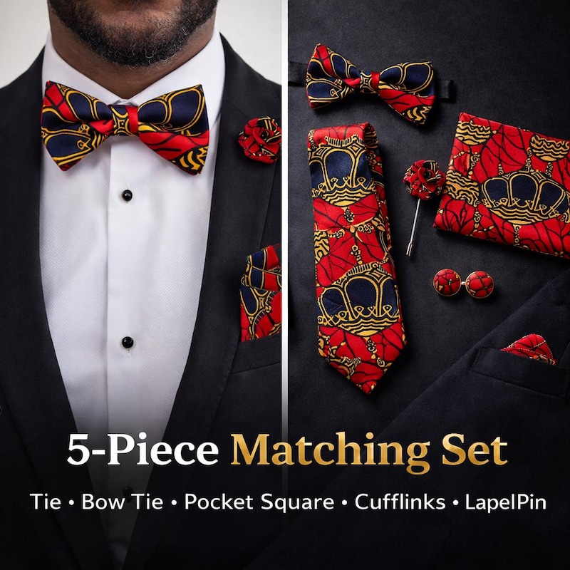 Ankara Mens Accessories - Etsy