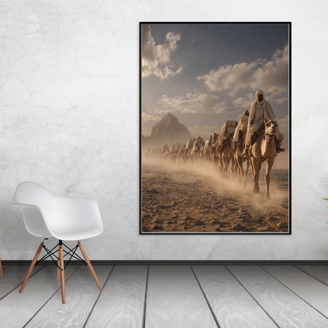 Abraham, Father of Nations Art – Desert Journey Biblical Artwork - Etsy