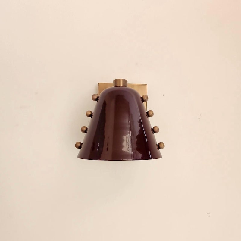 Burgundy Light Fixtures - Etsy