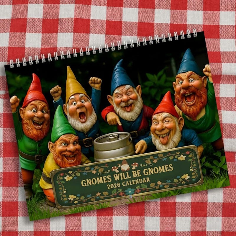 2026 Gnome Calendars - Etsy