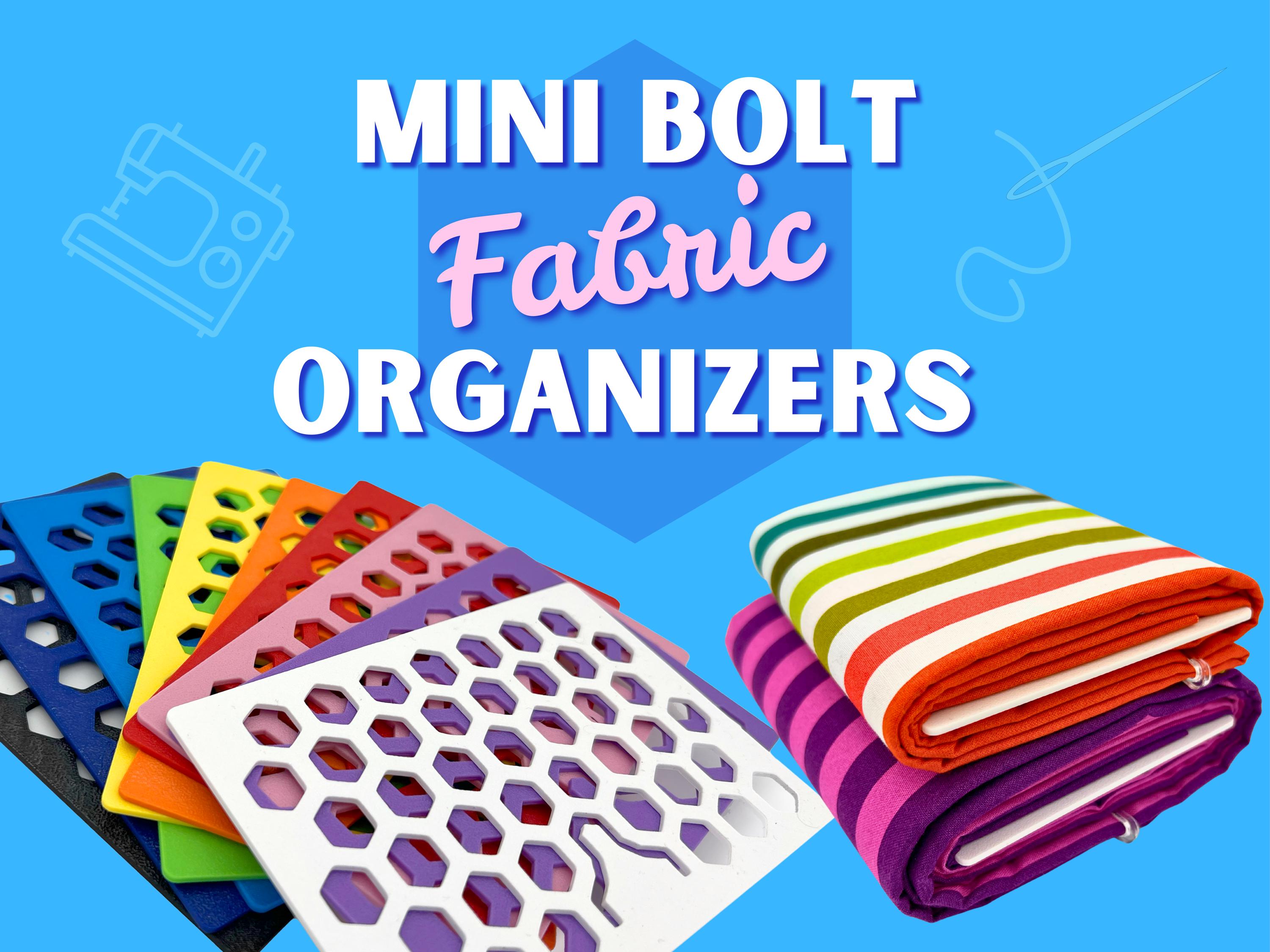 Hex Mini Bolt Fabric Organizers – 10 Pack W/ Clips – 3D Printed - Etsy
