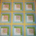 Touch of Spring Log Cabin Patchwork Quilt - Etsy