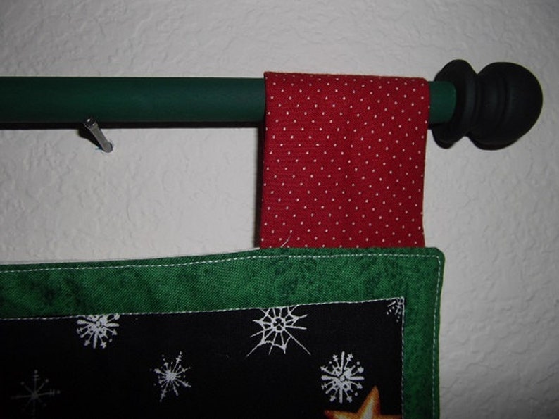 Christmas Advent Calendar W/painted Rod Ready to Hang - Etsy