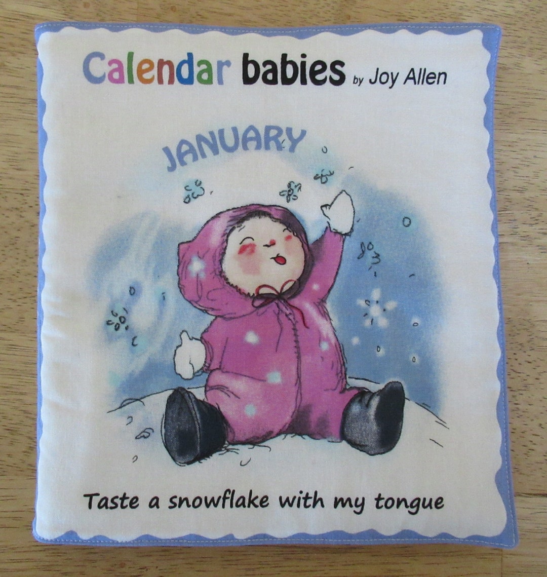 Fabric Soft Book - Calendar Babies by Joy Allen - Etsy