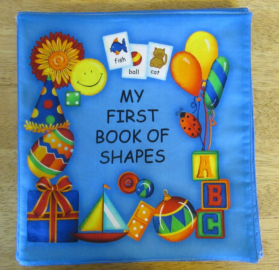 Fabric Soft Book - My First Book of Shapes - Etsy