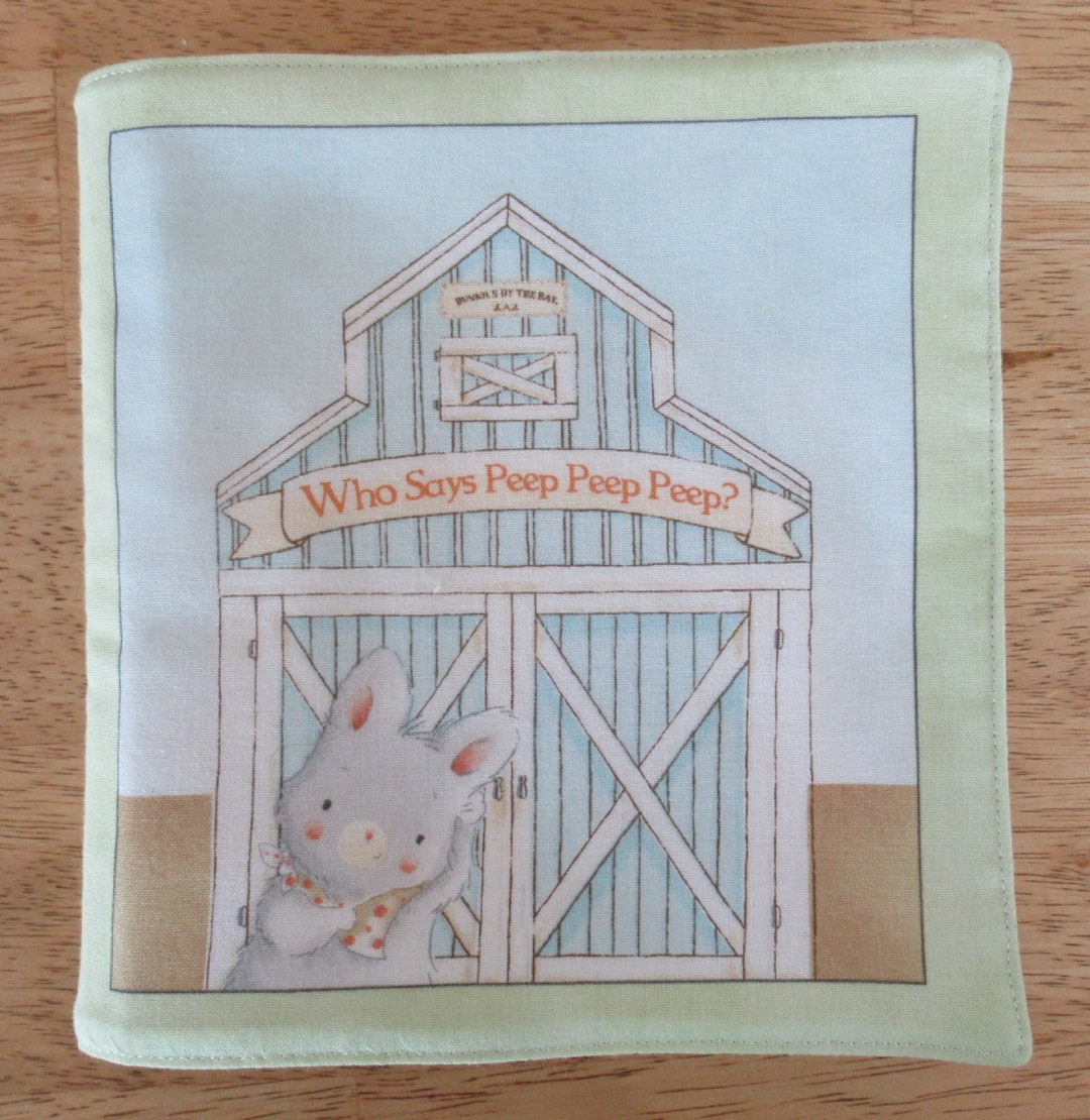 Fabric Soft Book - Who Says Peep Peep Peep? - Etsy
