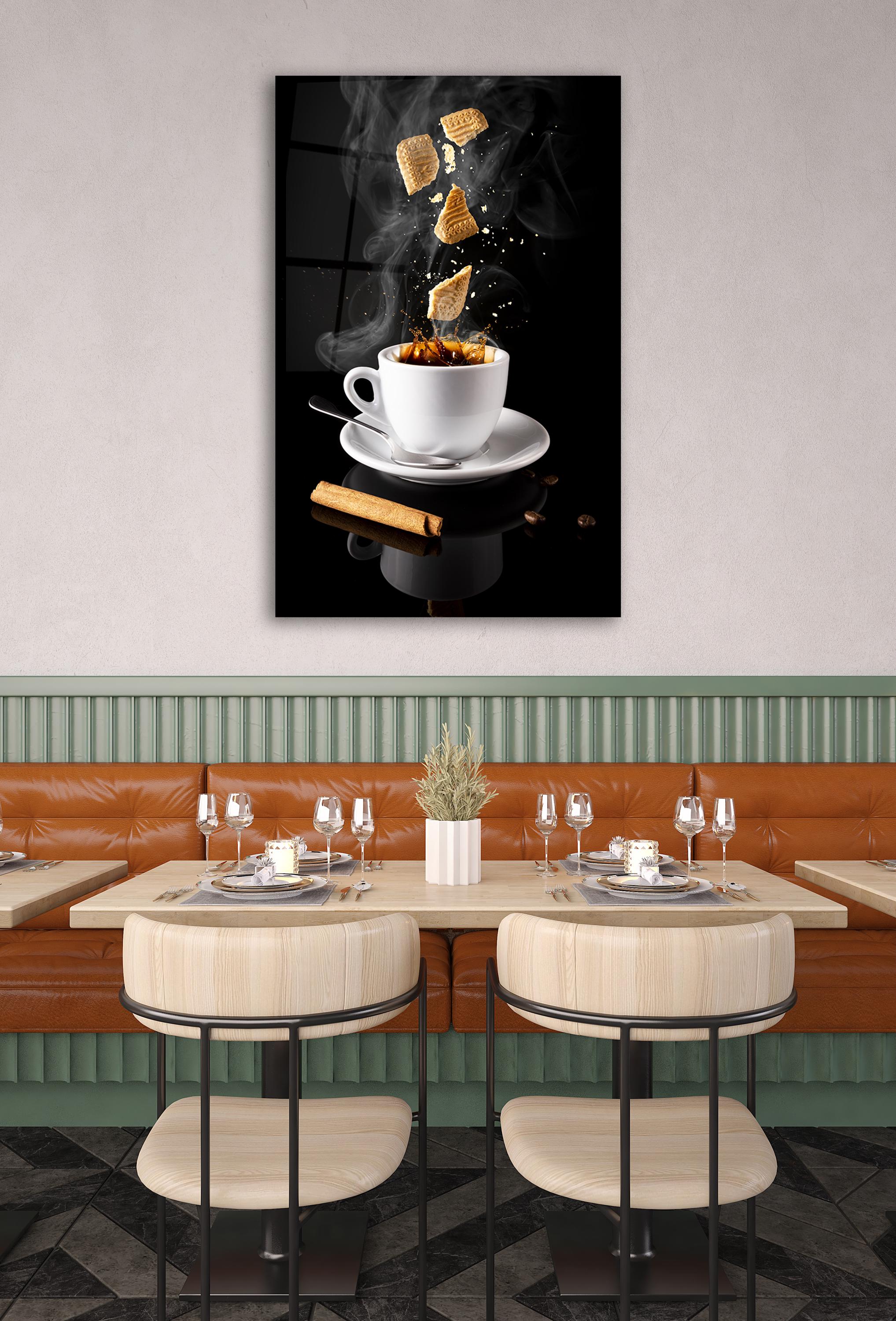 Coffee Wall Art for Cafe and Kitchen Decor – Biscuit Coffee Splash ...