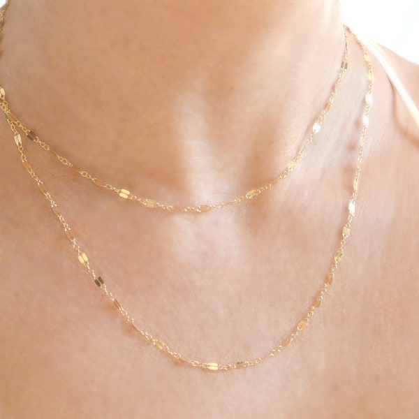 Long Chain Necklace - Etsy