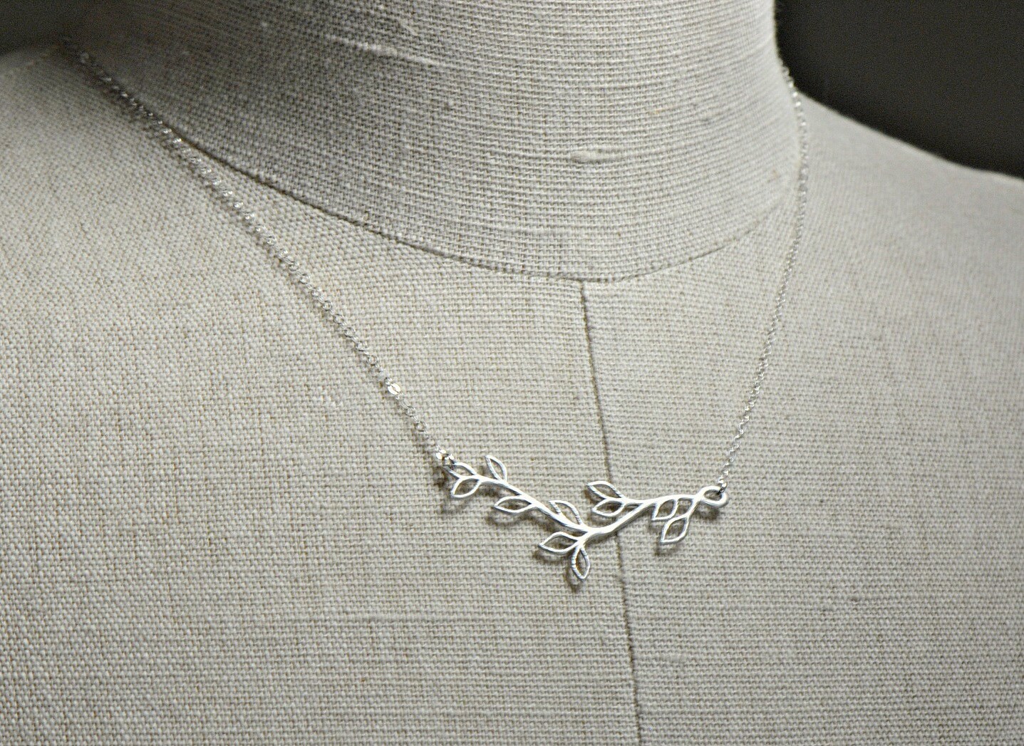 Branch Necklace Silver Gold, Everyday Jewelry, Mothers Gift, Bridesmaid ...