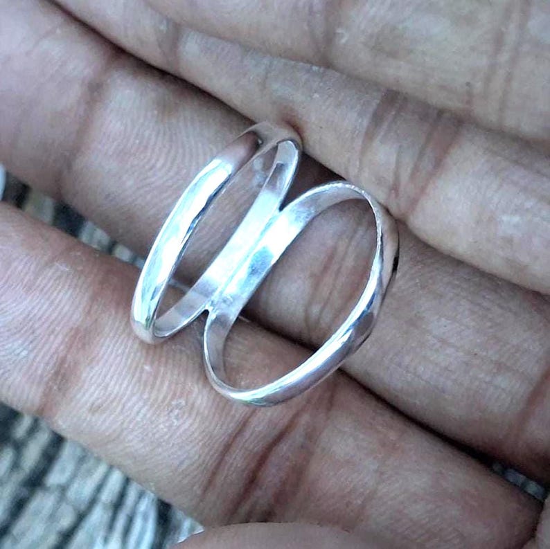 Sterling Silver Swan Neck Ring Splint: Handmade Arthritis Support - Etsy