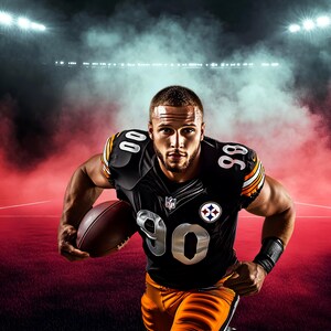 35 Smokey Football Stadium Digital Backdrops: Sports Photography Poster ...
