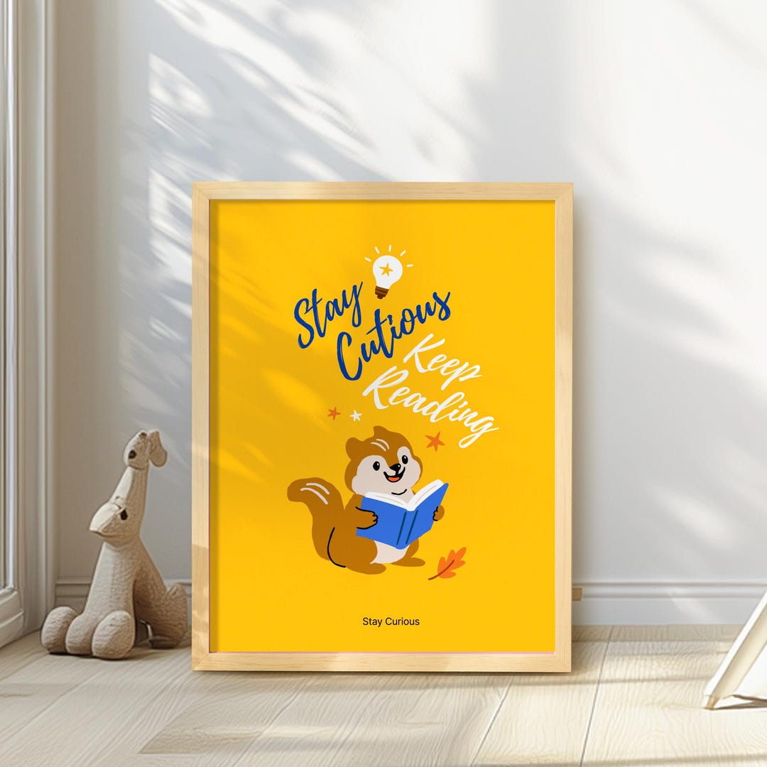 Motivational Reading Poster for Kids – Classroom Digital Wall Print - Etsy