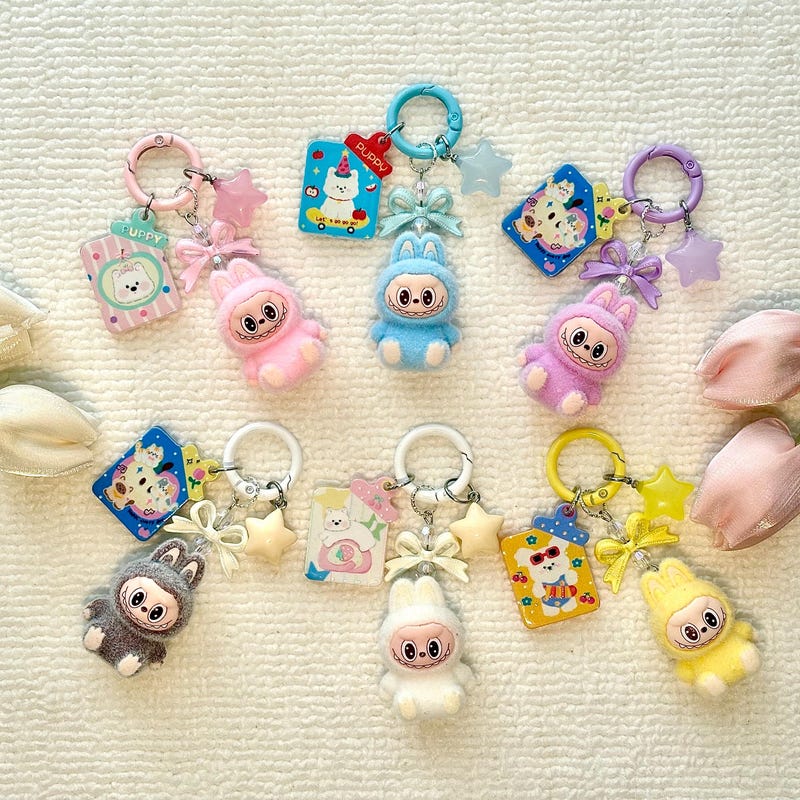 Mini Keychain Labubu Popmart - Etsy UK