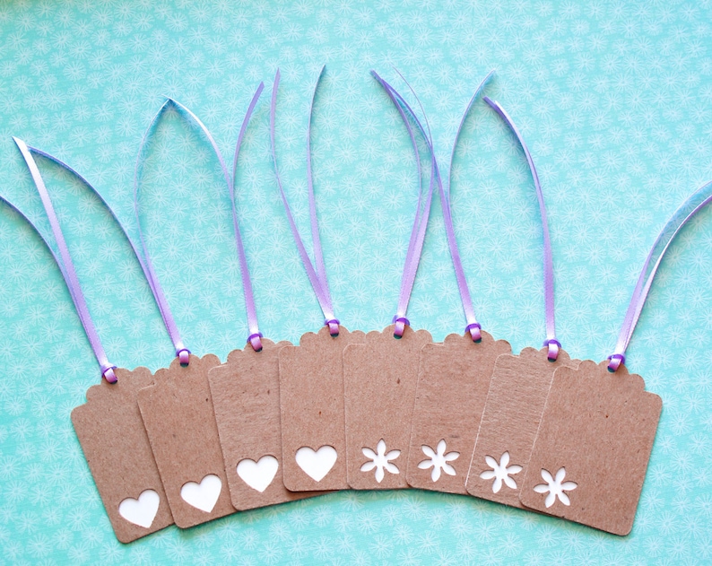 Recycled Cardstock Tags Set of 10 Large Chipboard Kraft Tags With ...