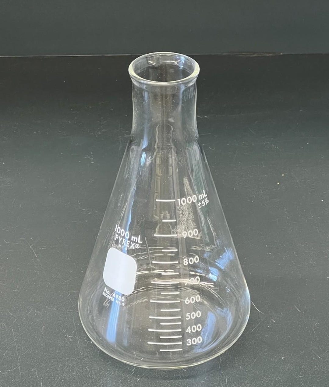 Vintage Pyrex 1000ml Erlenmeyer Flask 4980 - Etsy