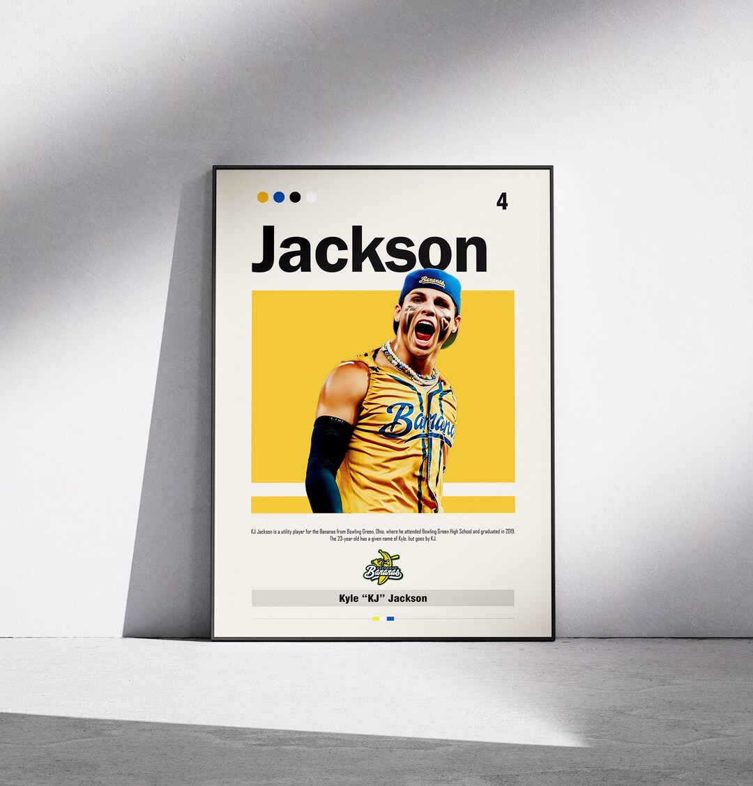 Kyle Jackson Poster, Kyle Jackson Fan Gift, Man Cave Decor, Man Cave ...