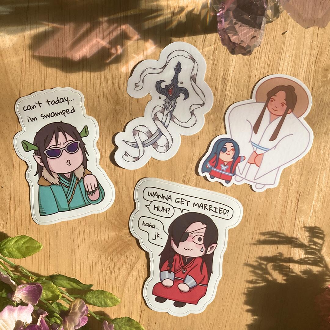 Hualian Heaven Official's Blessing Stickers | Qi Rong | Hua Cheng ...