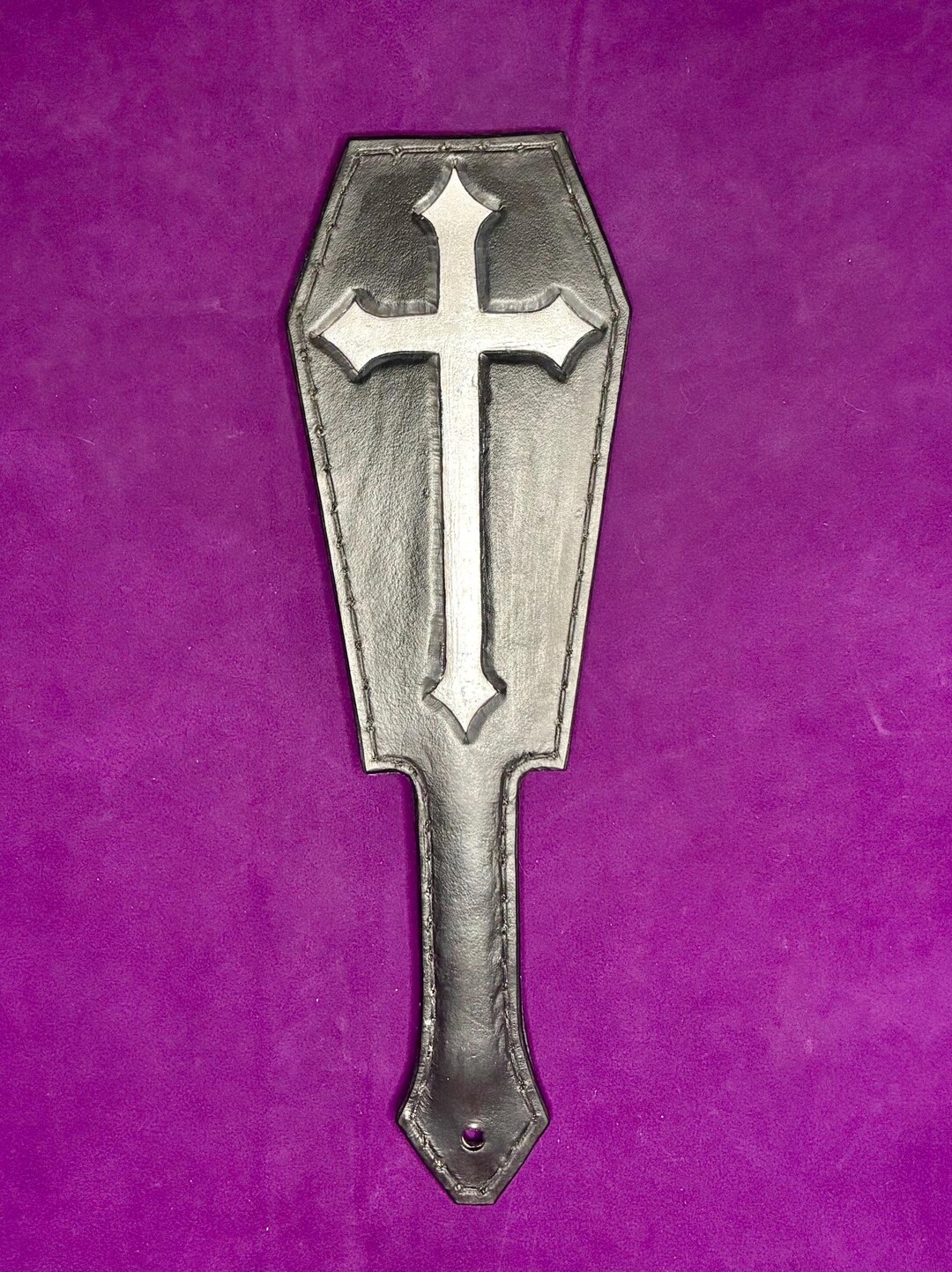 Handmade Coffin Paddle – Studded Leather BDSM Dungeon Toy - Etsy