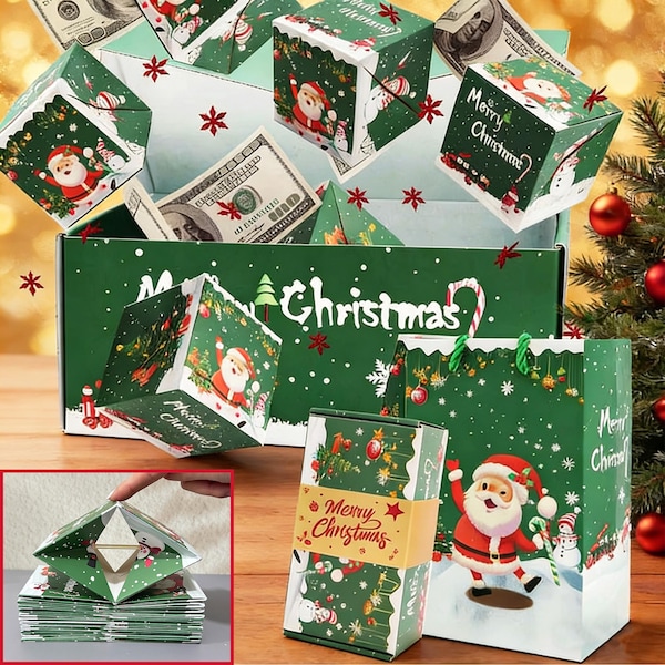 Exploding Christmas Money Gift Box - 60+ Gift Ideas for 2025