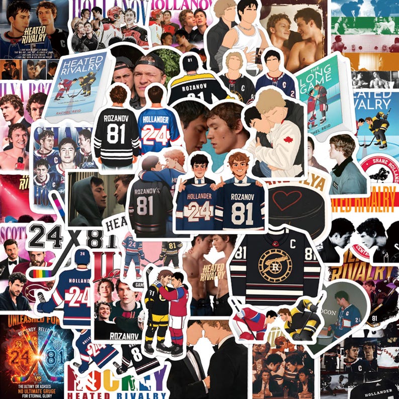 Hollander&rosanov Sticker Heated Rivalry,shane Illya Sticker,team ...