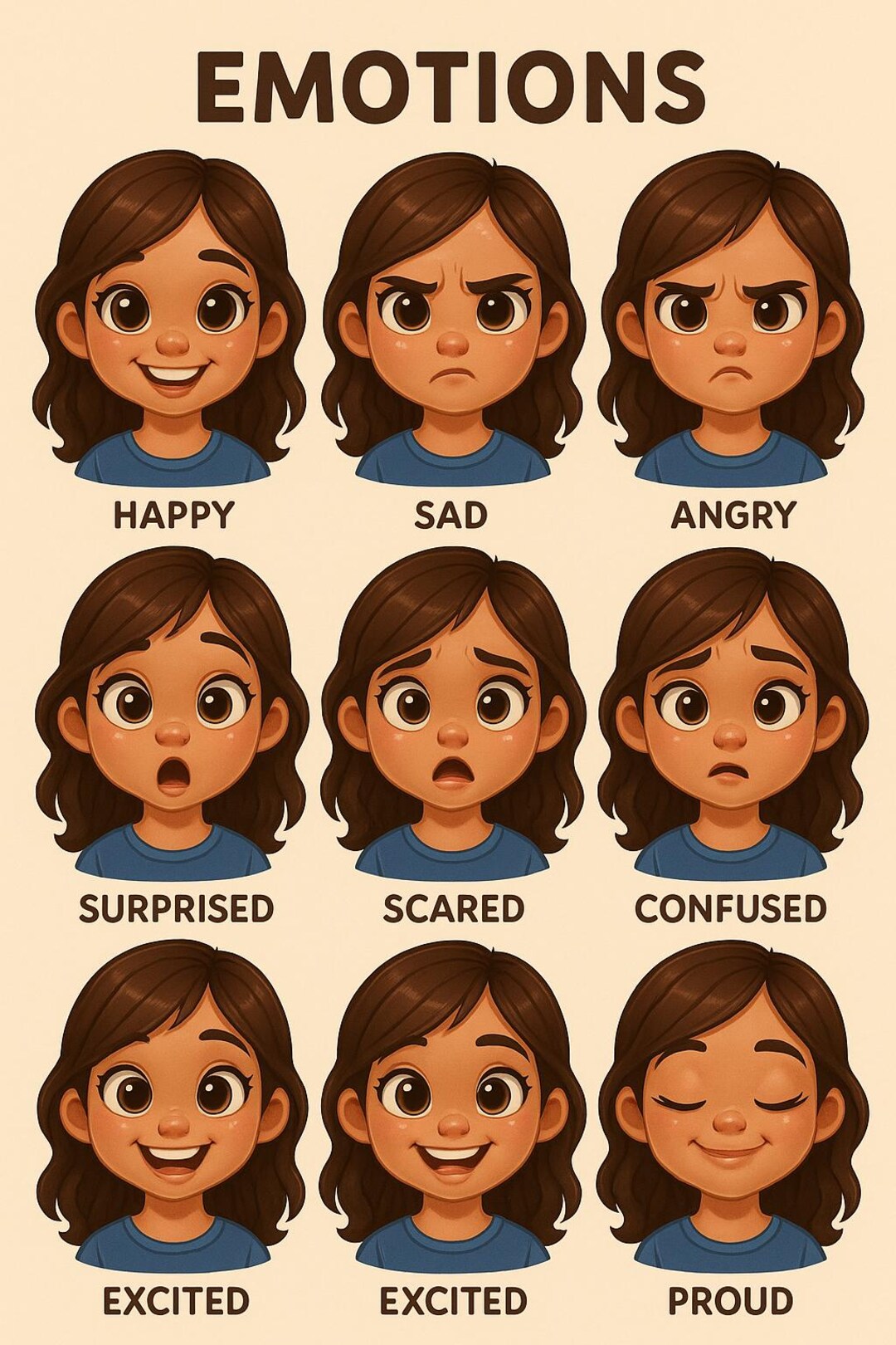 Girls' Faith-based Emotions Coloring Book | SEL Printable | Looping ...