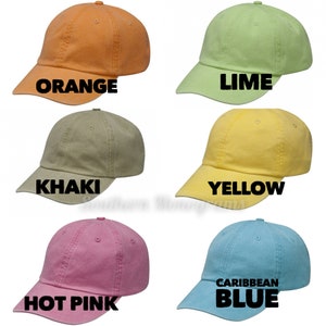 Personalized Baseball Cap Toddler Youth Baseball Hat Monogram Kids ...