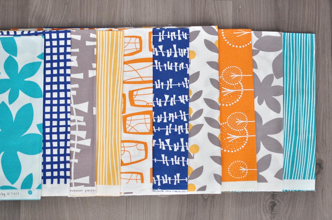 Lotta Jansdotter glimma Fat Quarters 10 Print Collection - Etsy