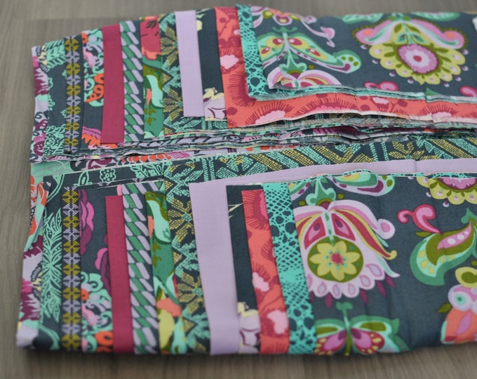 Amy Butler bright Heart Fabric Line in the Inspired Colorway Fat ...