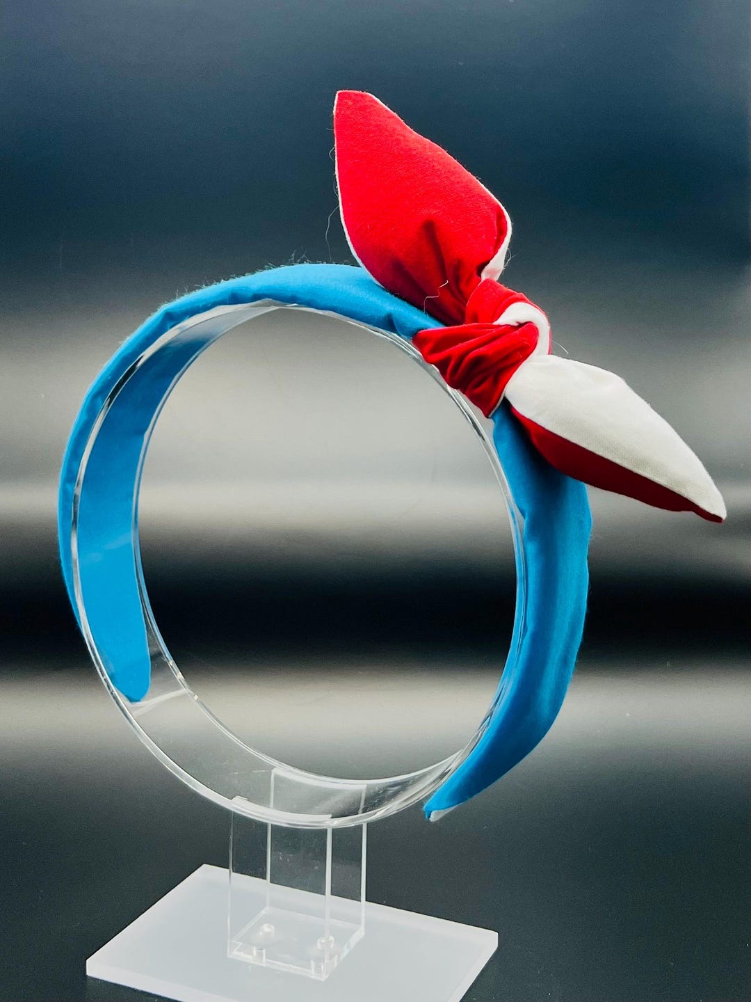 Donald Duck Inspired (with Red Bow) Top Knot - Etsy