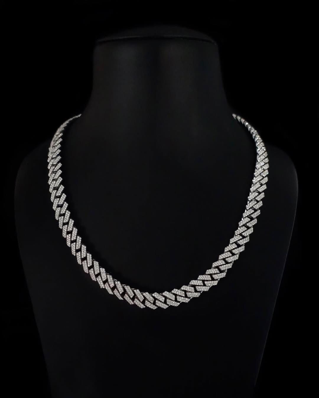 10mm Prong Cuban Link Chain - Customizable Bail - Men & Women Chain ...