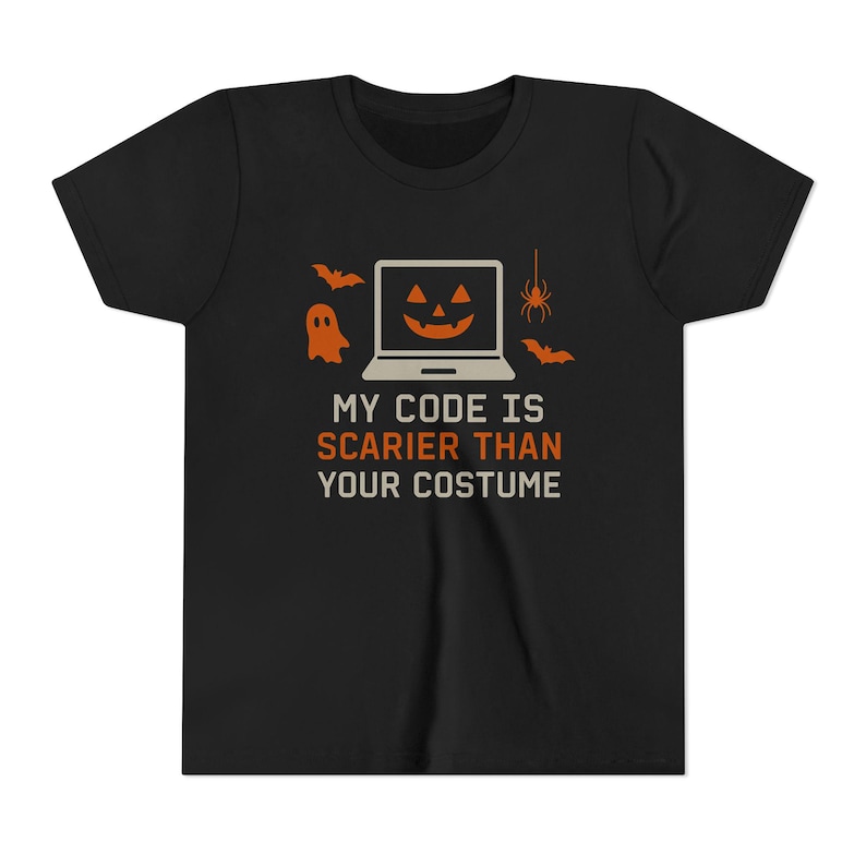 Camiseta juvenil de Halloween con disfraz de programador: divertida ...