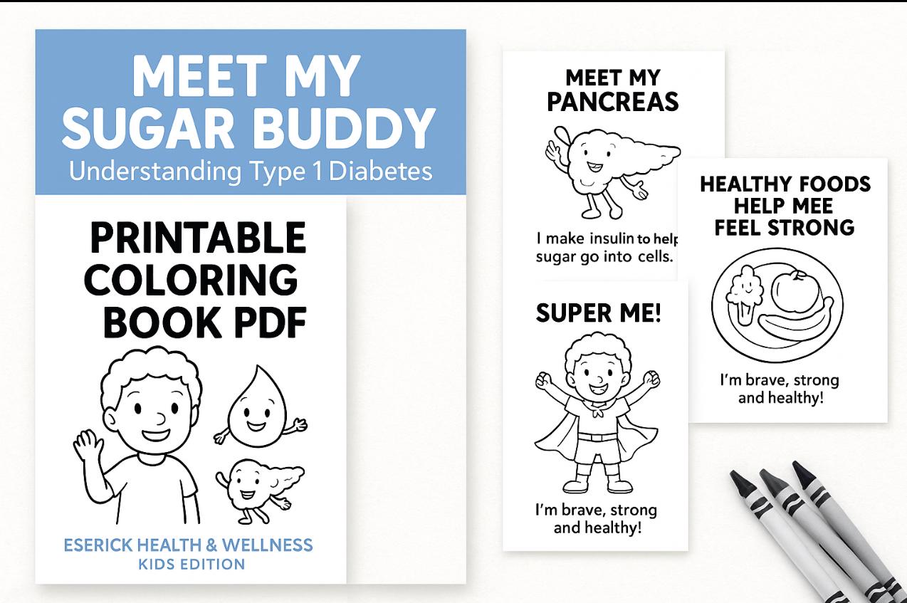 Type 1 Diabetes Coloring Book [2025]