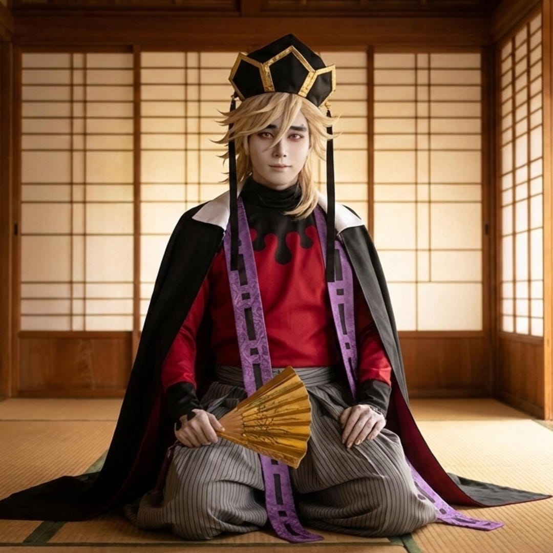 Anime Inspired Demon Doma Slayer Cosplay, Costume , Full Set, All ...