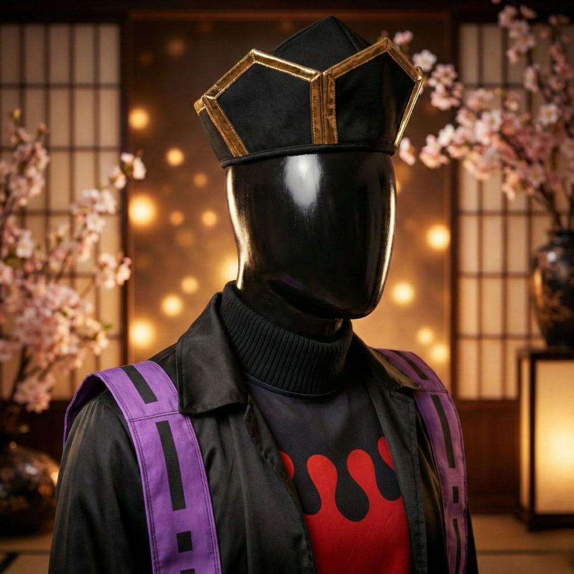 Anime Inspired Demon Doma Slayer Cosplay, Costume , Full Set, All ...