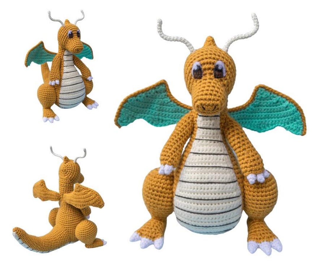 Dragonite Delight - Crochet Pattern for a Huggable Dragon Pal ...