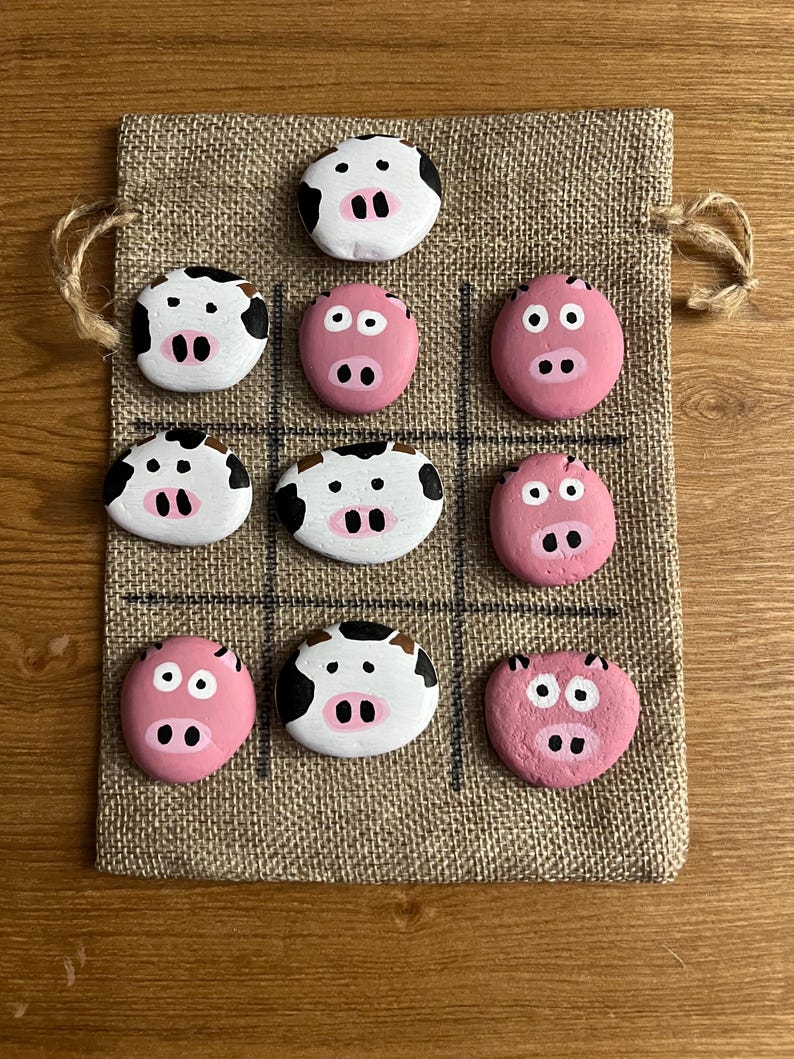 Custom Tic Tac Toe To Go Etsy