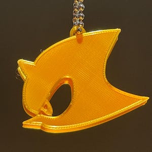 Metal Sonic Pendant - Etsy