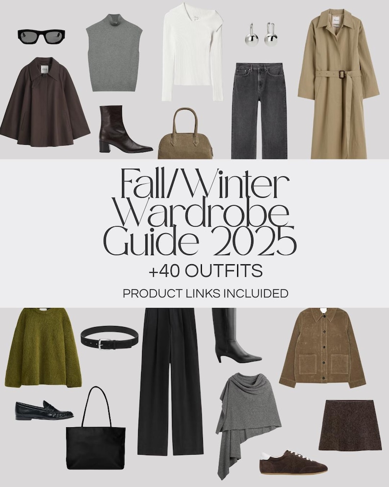 Fall-winter | Wardrobe Guide 2025 - Etsy