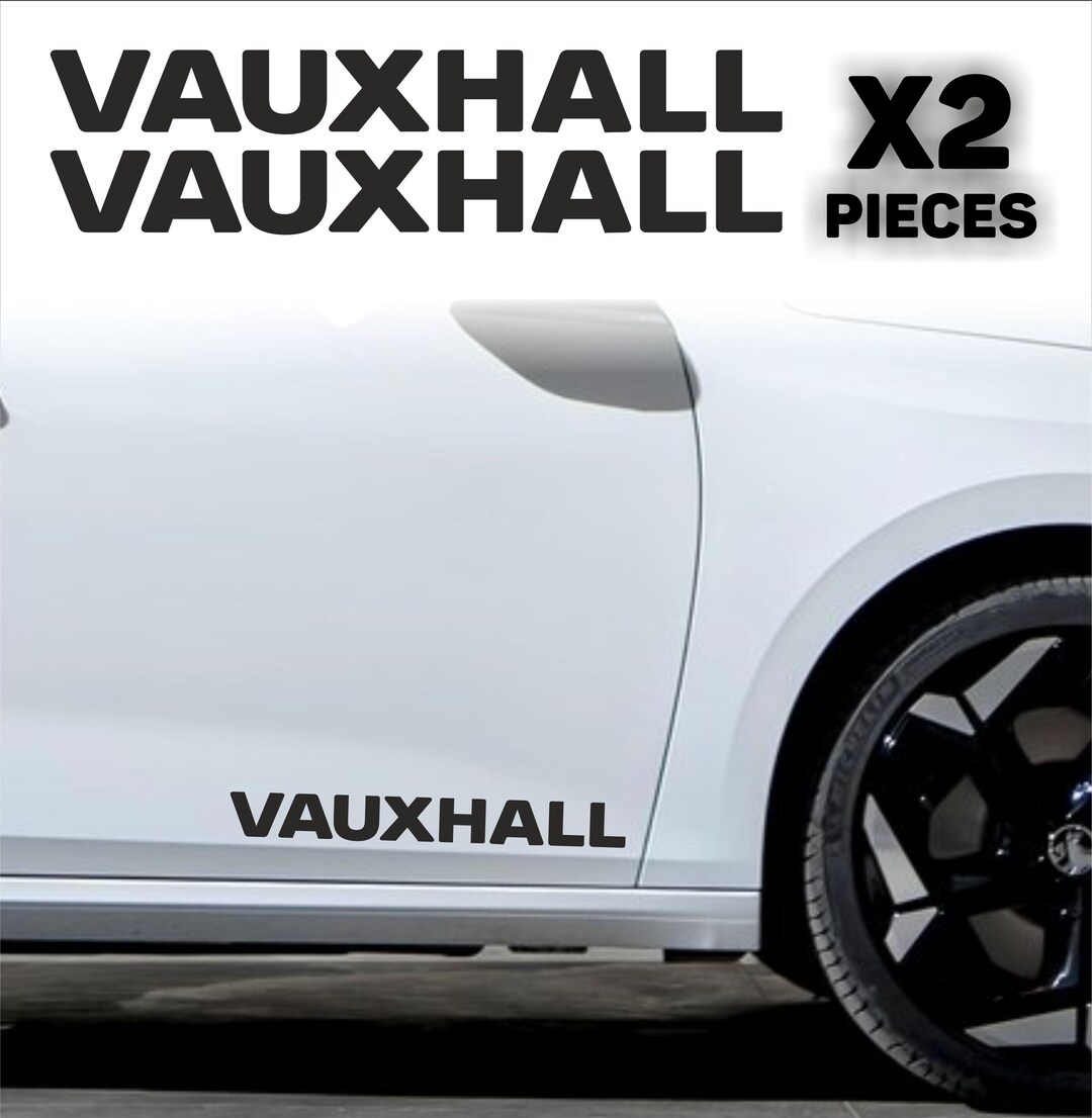 2x Vauxhall 11" Vinyl Decals – Custom Car Stickers in 4 Colors | Badge ...