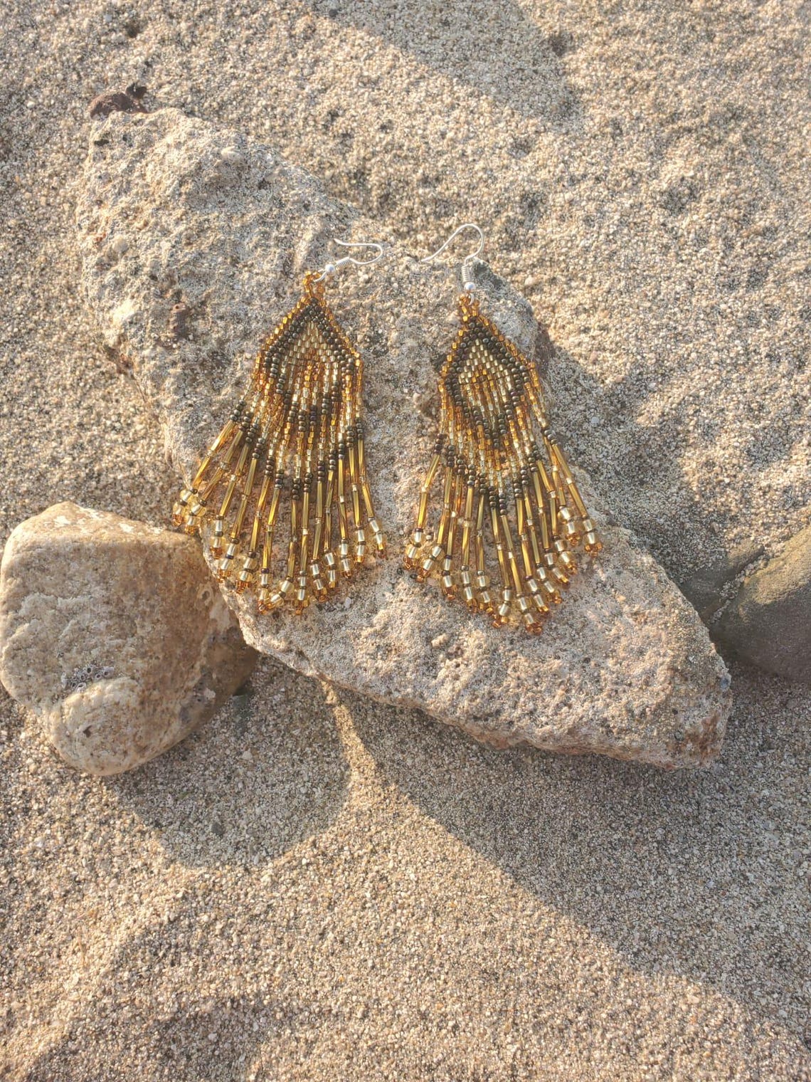 Traditional Mayan Beaded Earrings – Handcrafted With Love & Care - Etsy