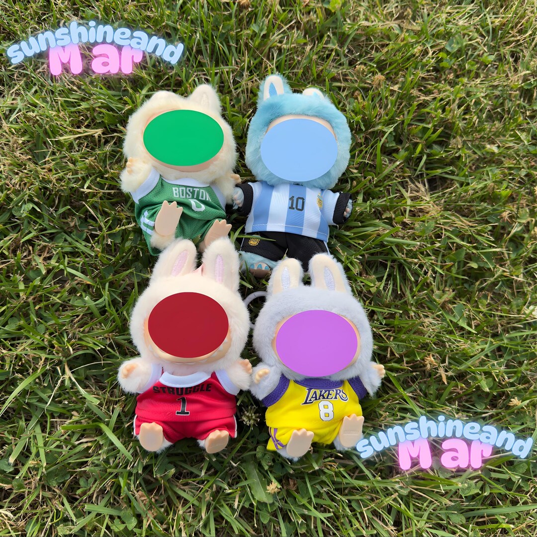 Labubu Basketball Outfit – Handmade Doll Sports Set – Custom Mini ...