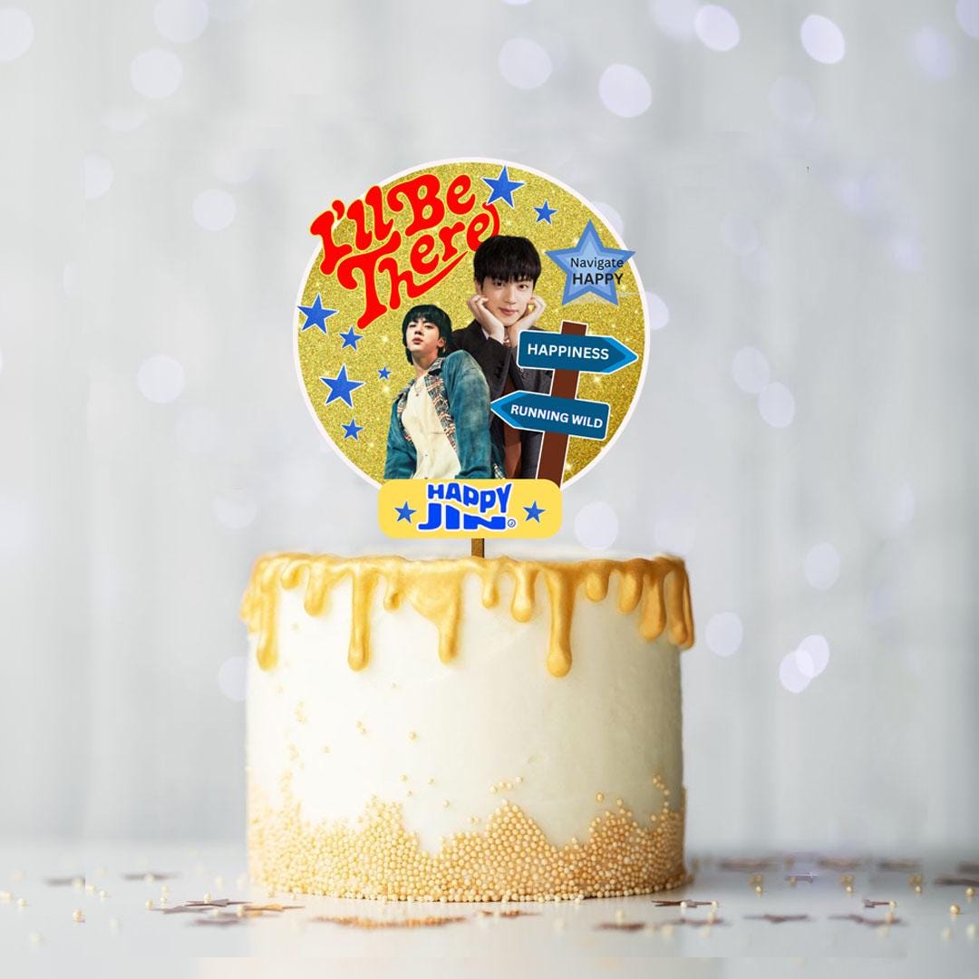 JIN BTS Cake Topper - Etsy