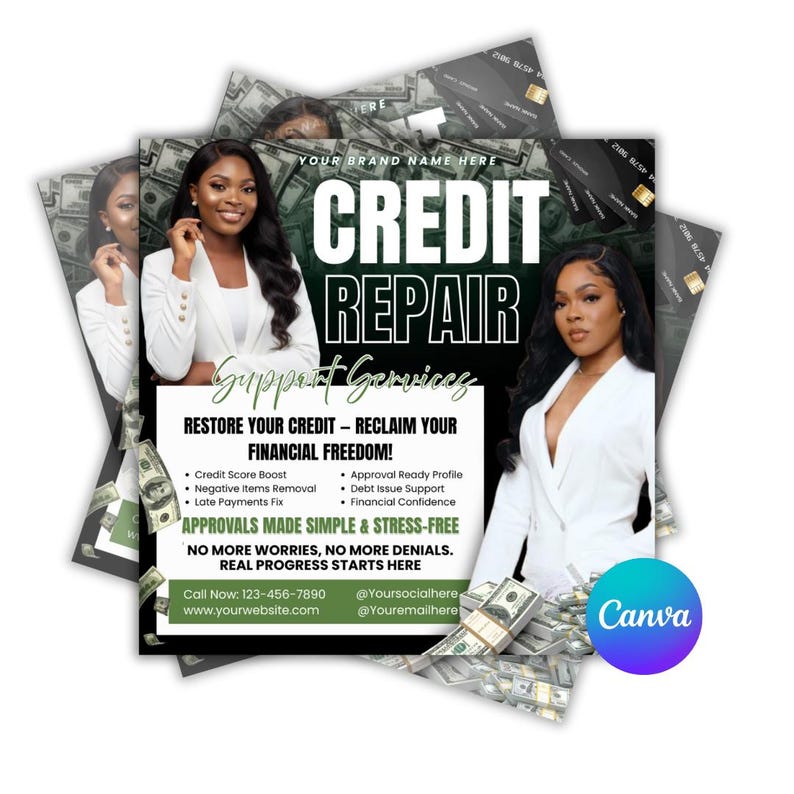 Credit Repair Flyer, Credit Repair Templates, Credit Repair Instagram ...
