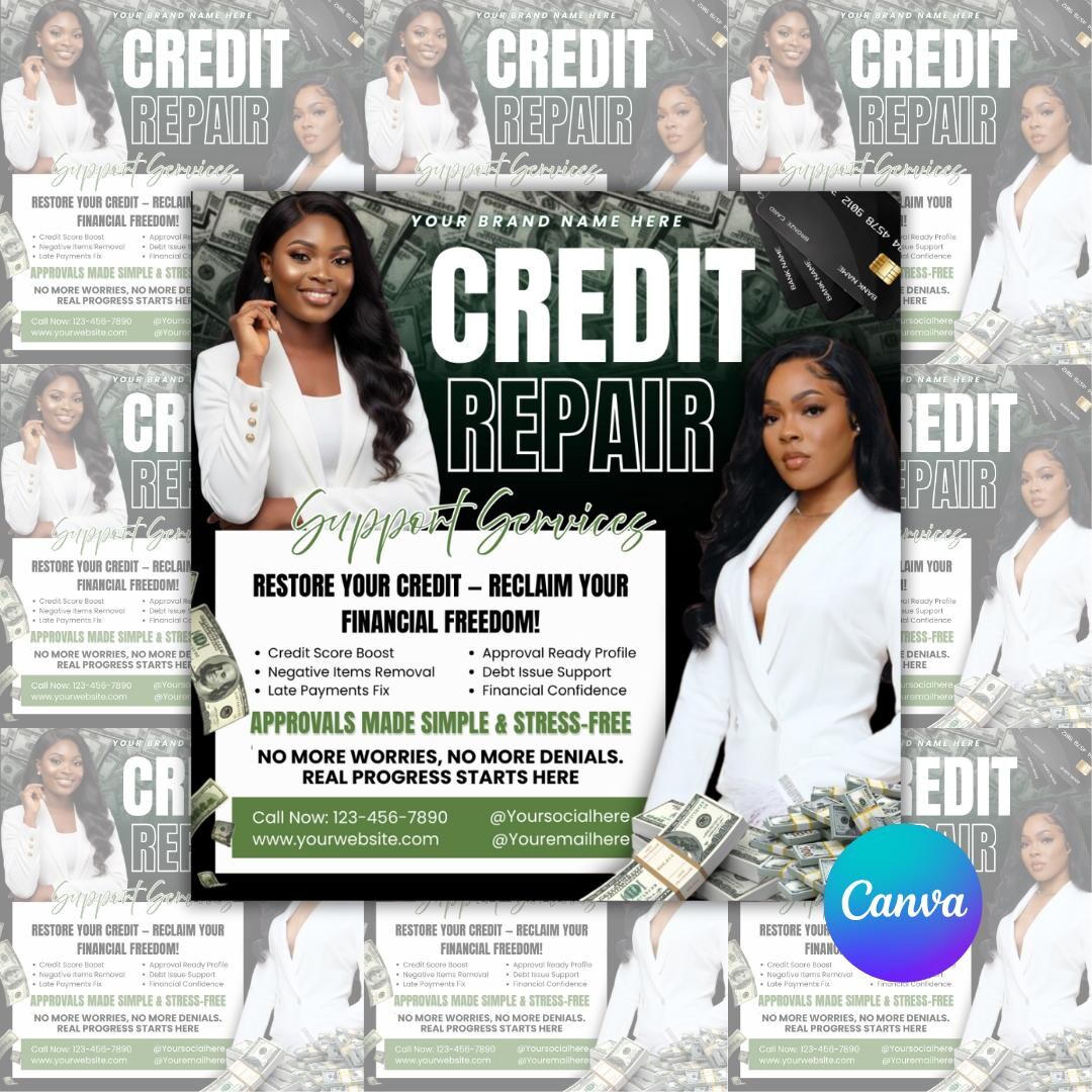 Credit Repair Flyer, Credit Repair Templates, Credit Repair Instagram ...