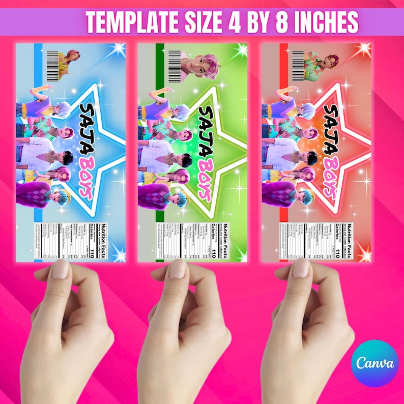 Kpop Demons Hunter Printable | Saja Boys Soda Can Labels | Saja Boys ...