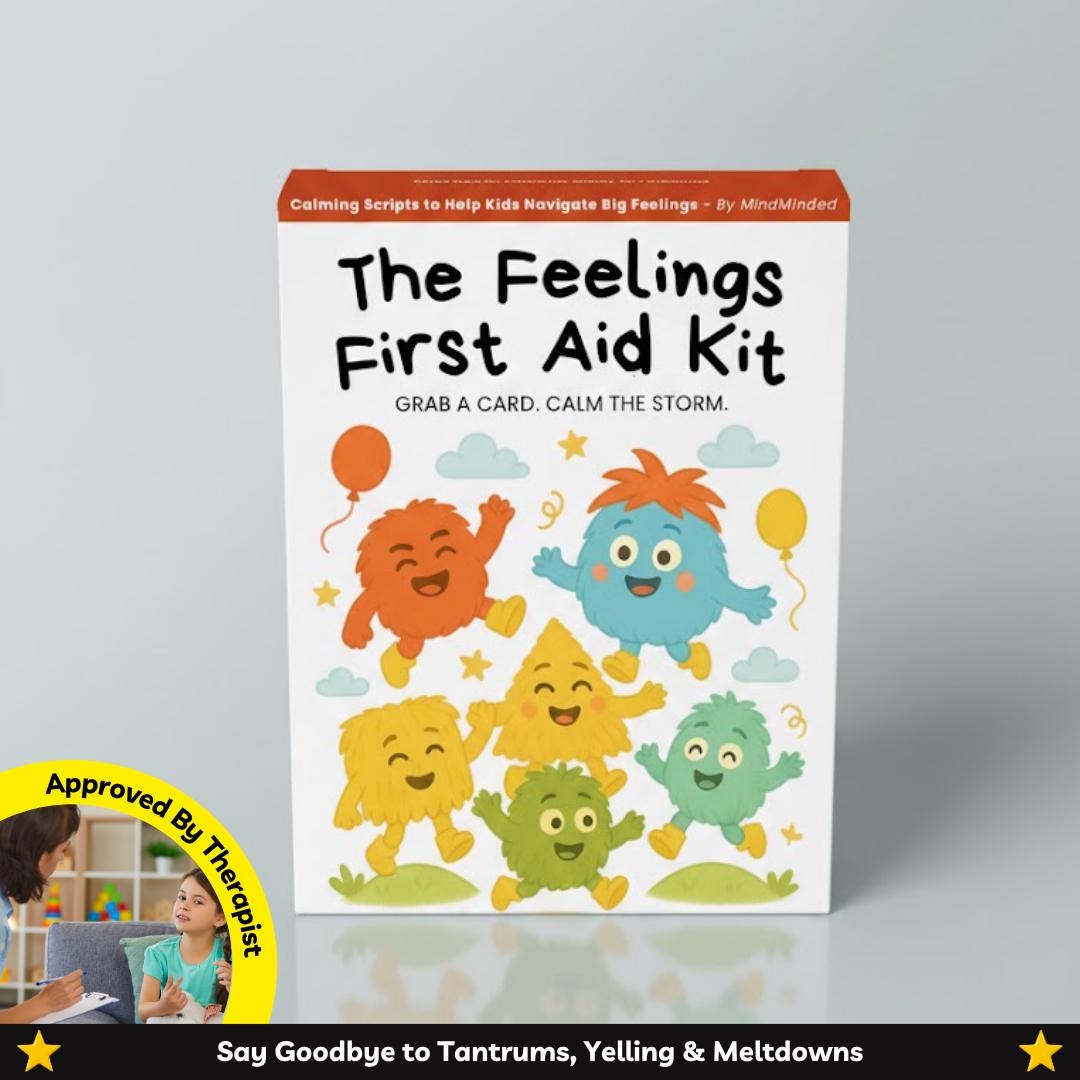 The Feelings First Aid Kit, Kids Feelings Cards, Emotional Regulation ...