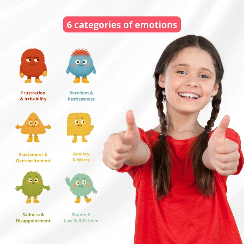 The Feelings First Aid Kit, Kids Feelings Cards, Emotional Regulation ...