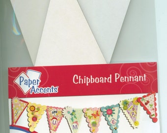 Chipboard Banner - Etsy
