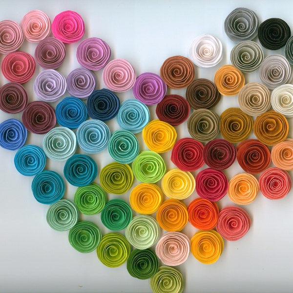 Spiral Flowers - Etsy